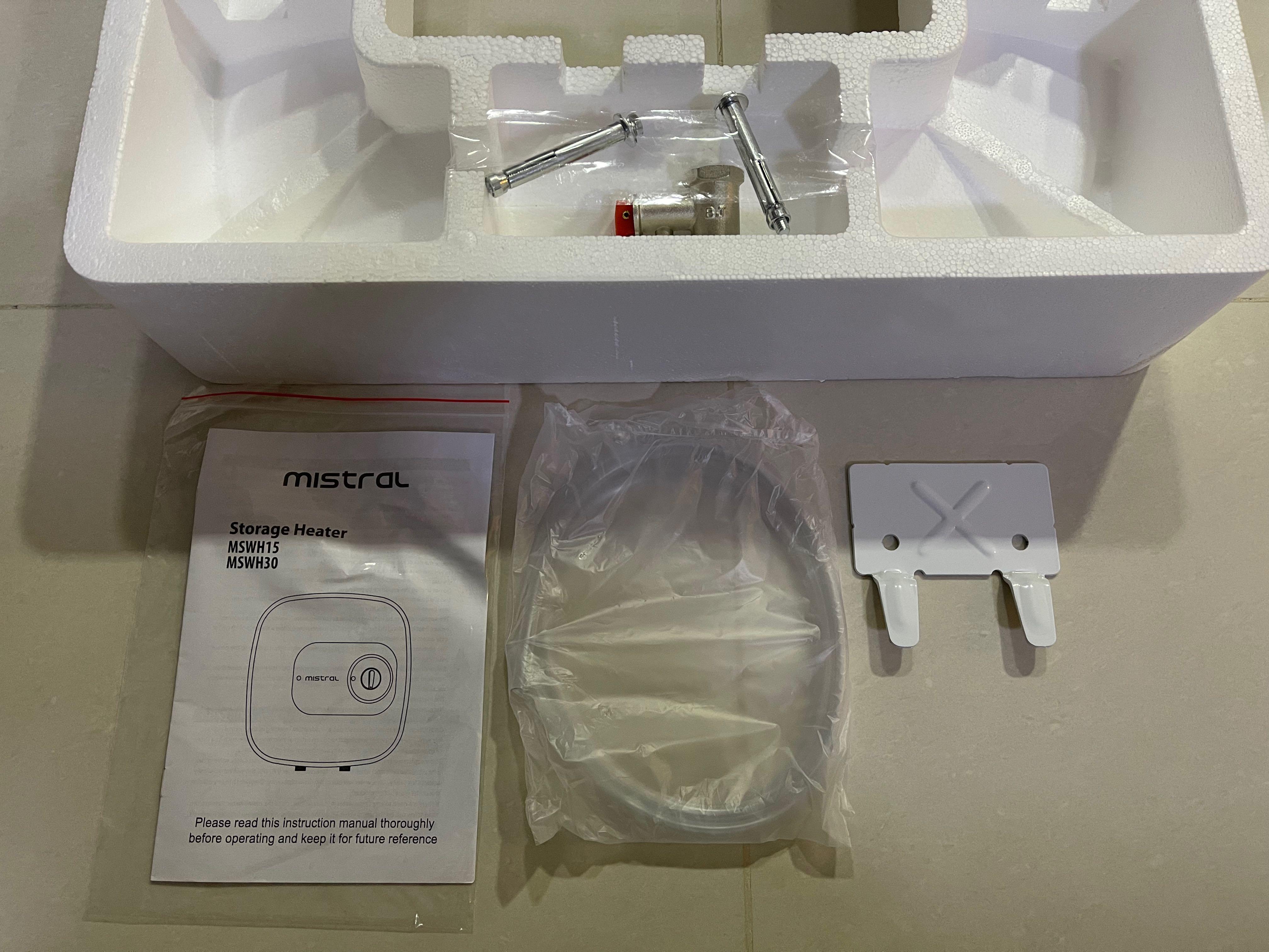 Mistral Electric Storage Water Heater 15L (MSWH15), TV & Home ...