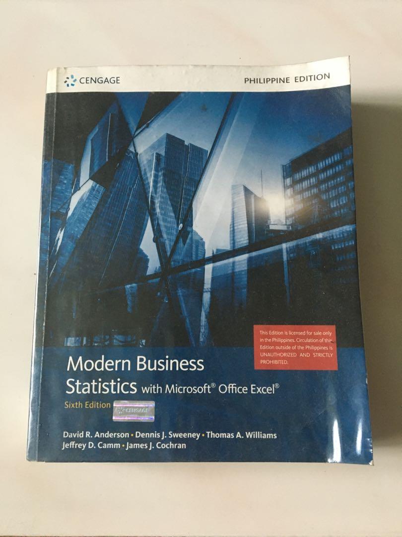 Modern business statistics n 6th ed. - Anderson, Sweeney, Williams, et ...