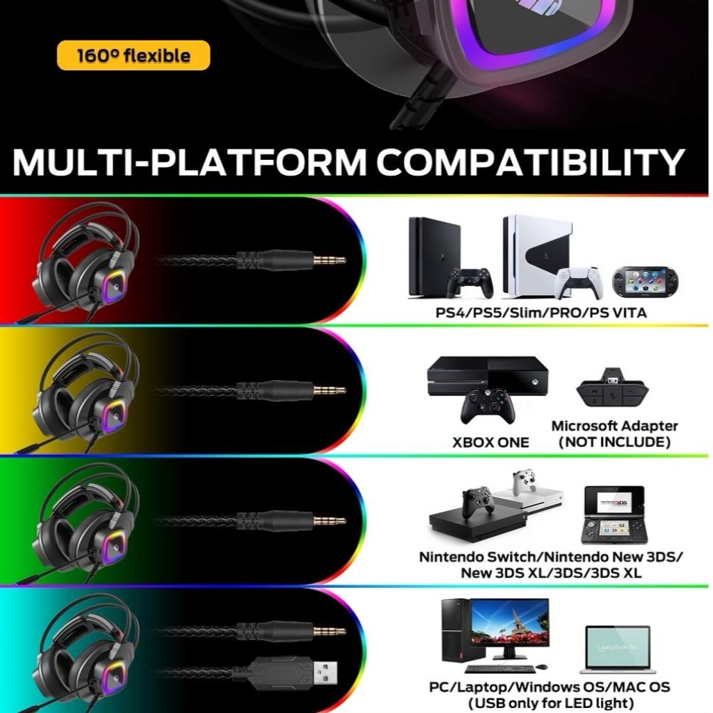 Gaming Headset Monster Mission Bot with microphone, Audio, Headphones ...