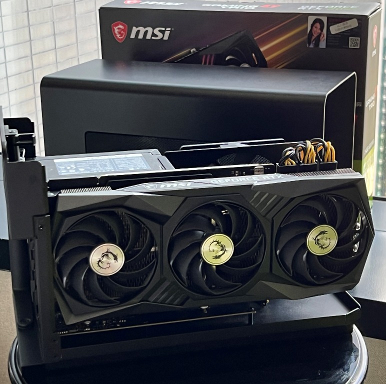 MSI Gaming Trio Gefore RTX3090 RTX 3090 with Razer Core X eGPU, 電腦＆科技 ...