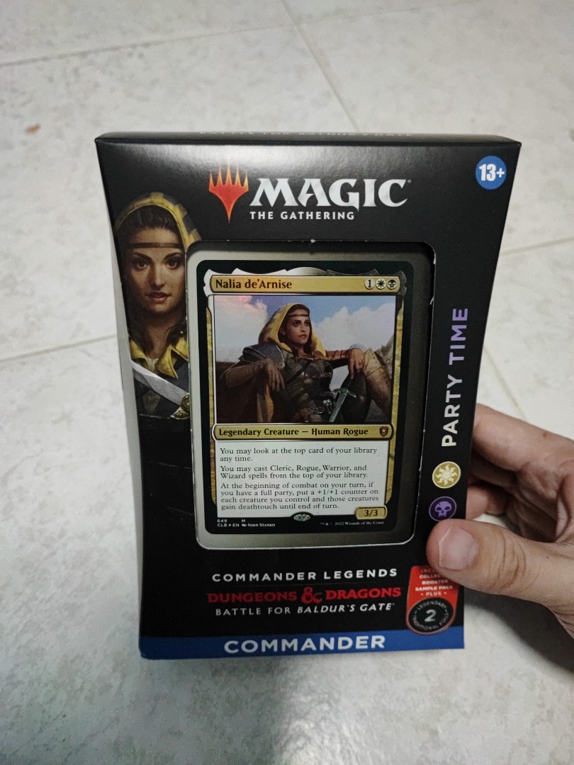 Mtg Magic the gathering Baldur's Gate Party Time Commander precon ...