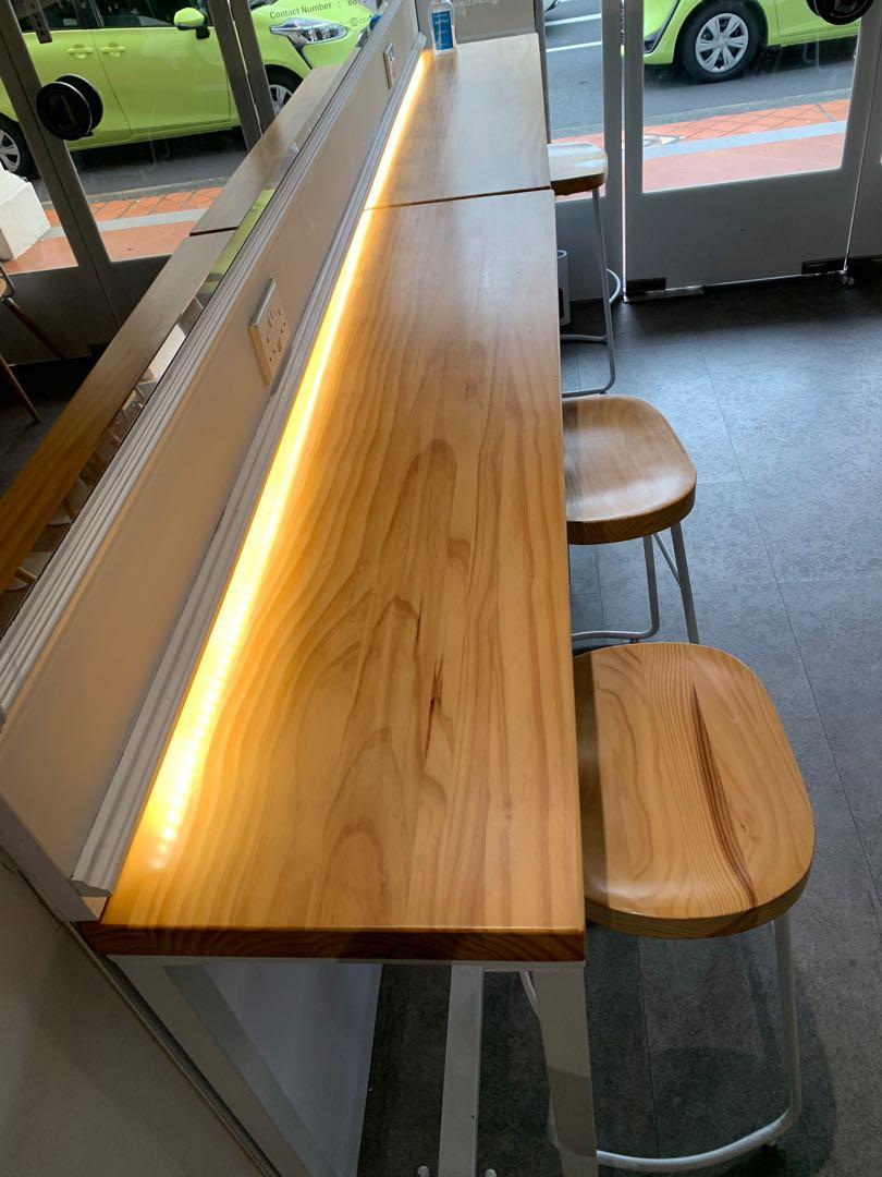 Muji Bar Table and Chairs, Furniture & Home Living, Furniture, Tables ...