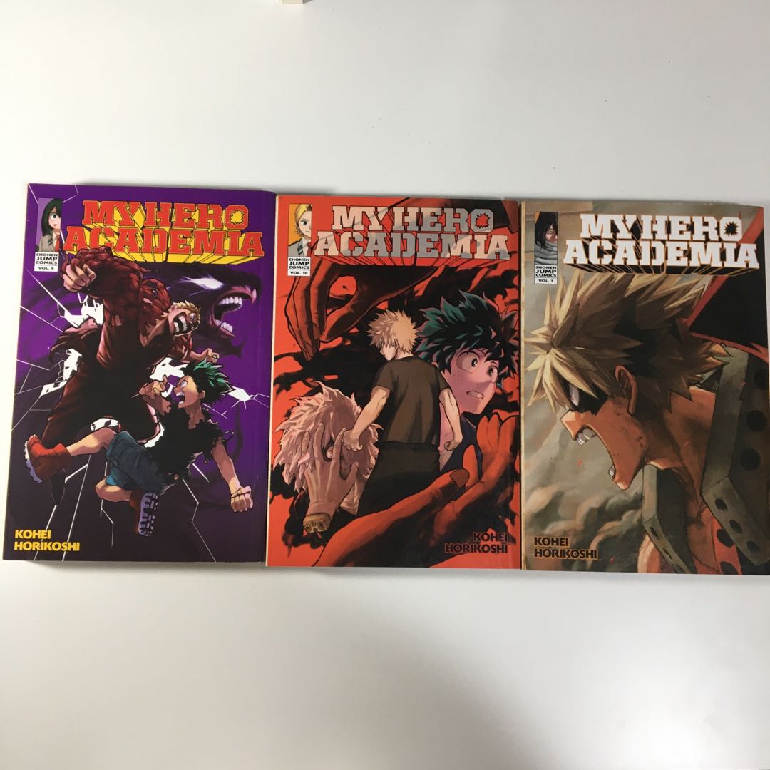 My Hero Academia Manga MHA (Vol. 7, 9, 10) - BNHA Boku no Hero Academia ...