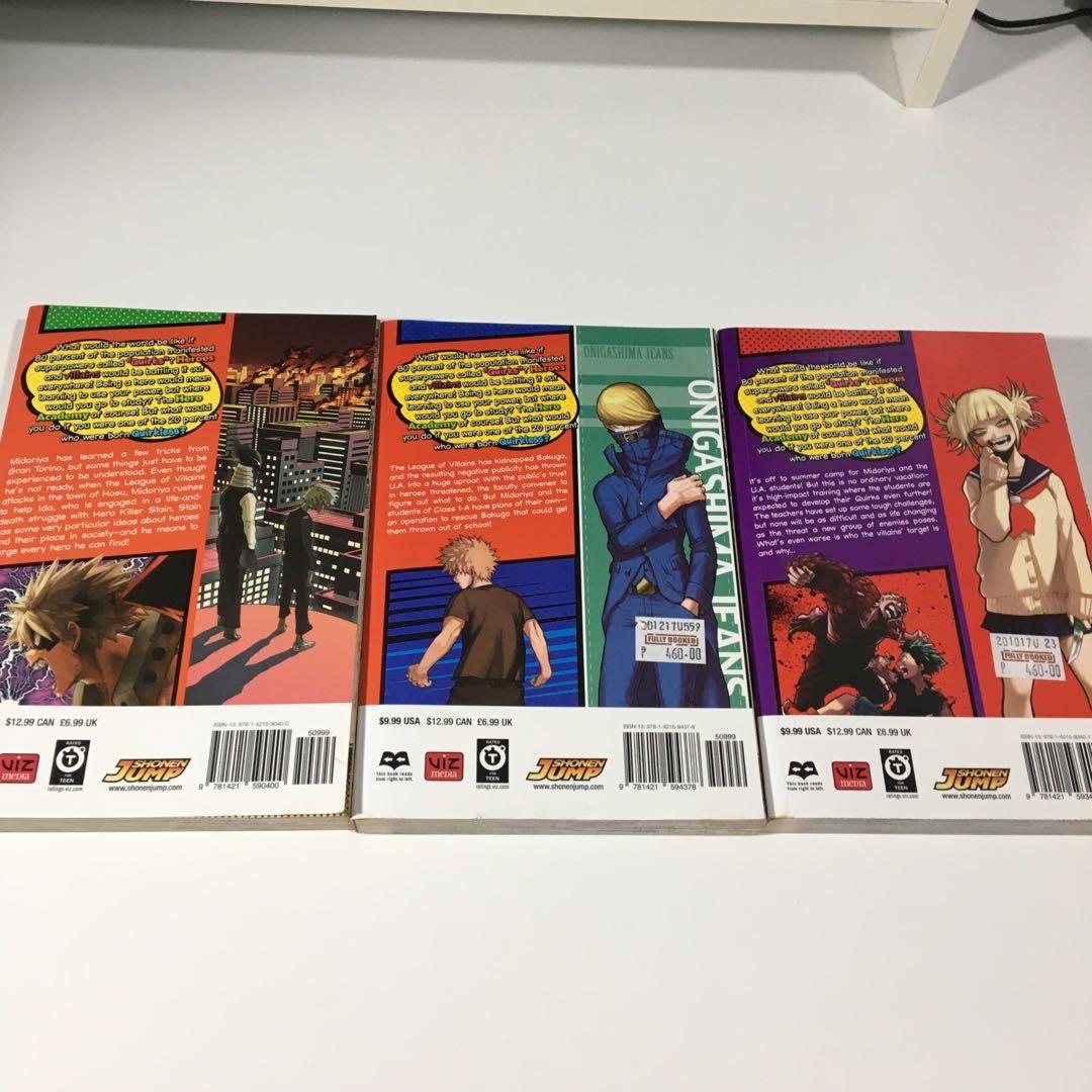 My Hero Academia Manga MHA (Vol. 7, 9, 10) - BNHA Boku no Hero Academia ...
