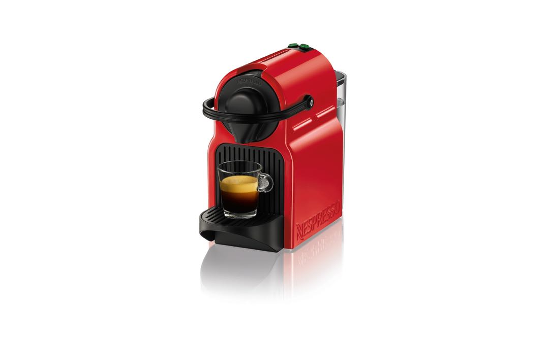 Nespresso Inissia Ruby Red, TV & Home Appliances, Kitchen Appliances ...