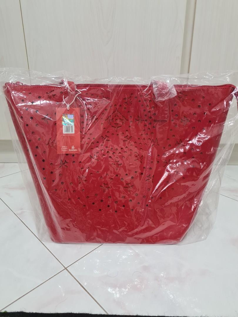 New Emirates Leather Tote Bag, Women's Fashion, Bags & Wallets, Tote ...