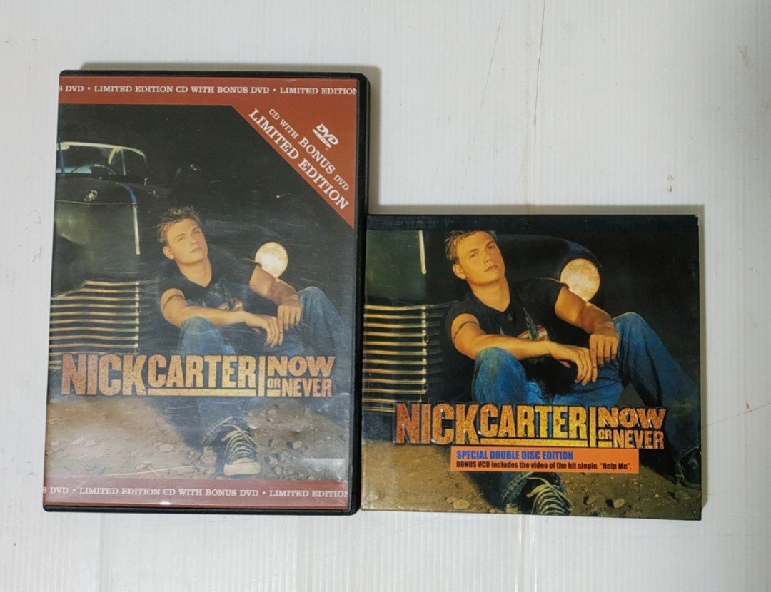 Nick Carter - Now Or Never Special Double Disc Edition CD+VCD 2002 ...