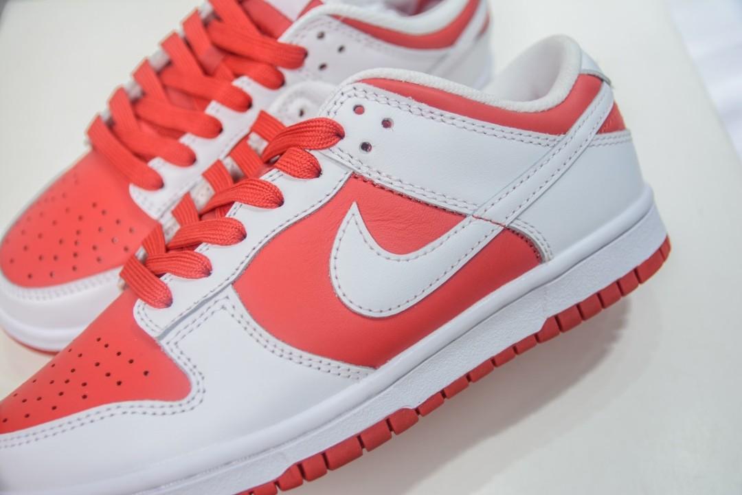 Nike Dunk Low “Championship Red” (W)(2021) CW1590-600, Men's Fashion ...