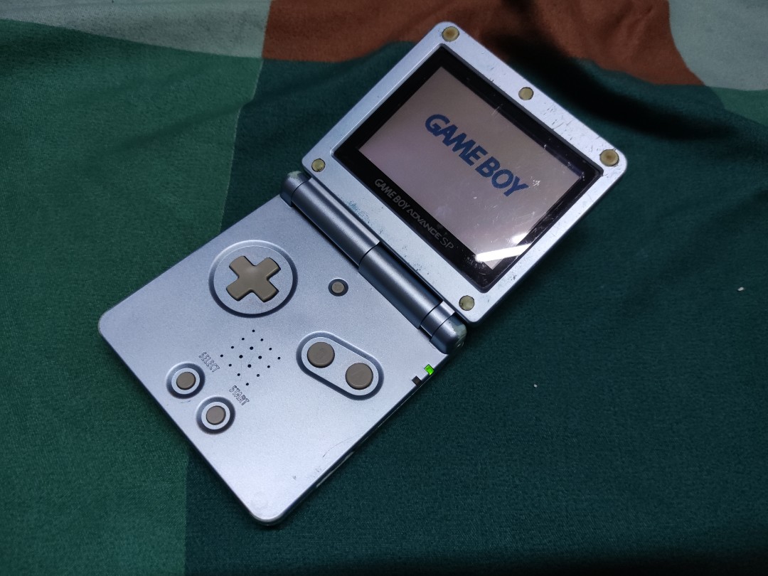 Nintendo Gameboy SP 001 Metallic Blue, Video Gaming, Video Game ...