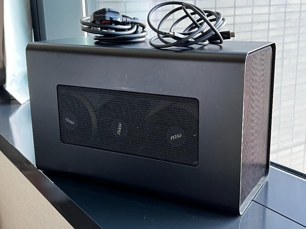 MSI Gaming Gefore RTX3080 RTX 3080 non LHR with Razer Core X eGPU, 電腦 ...