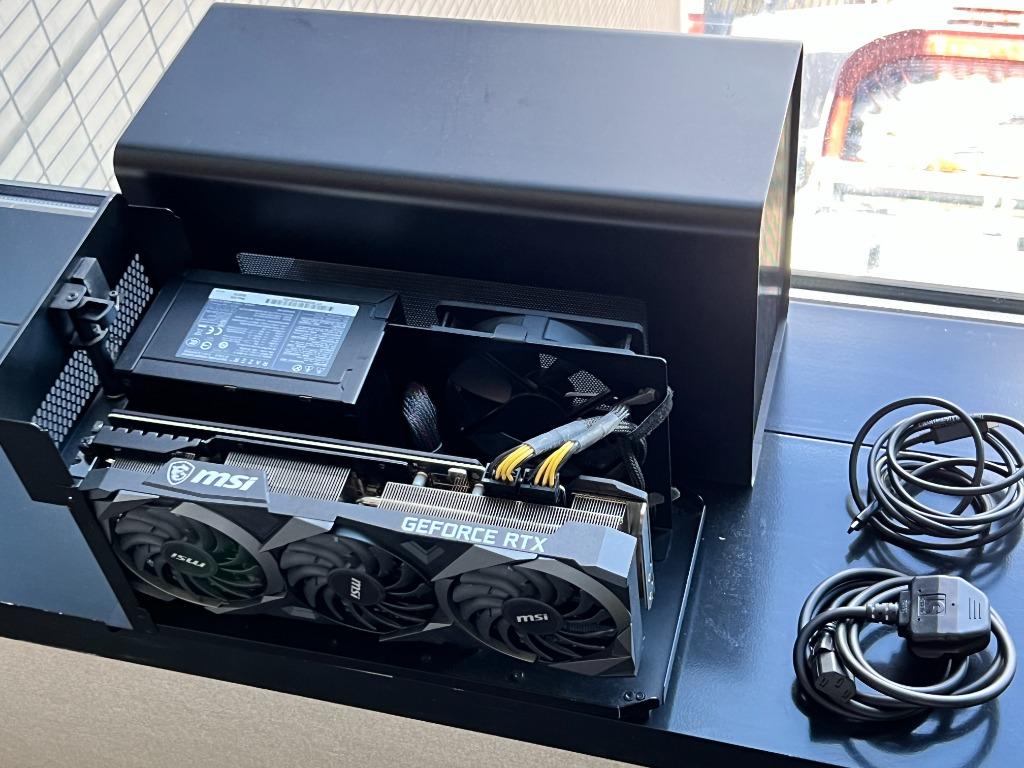 MSI Gaming Gefore RTX3080 RTX 3080 non LHR with Razer Core X eGPU, 電腦 ...