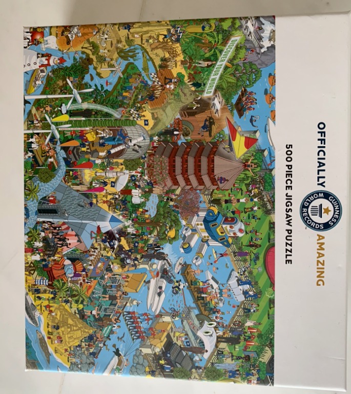 Officially Amazing Guinness World Record's 500 piece Jigsaw Puzzle ...