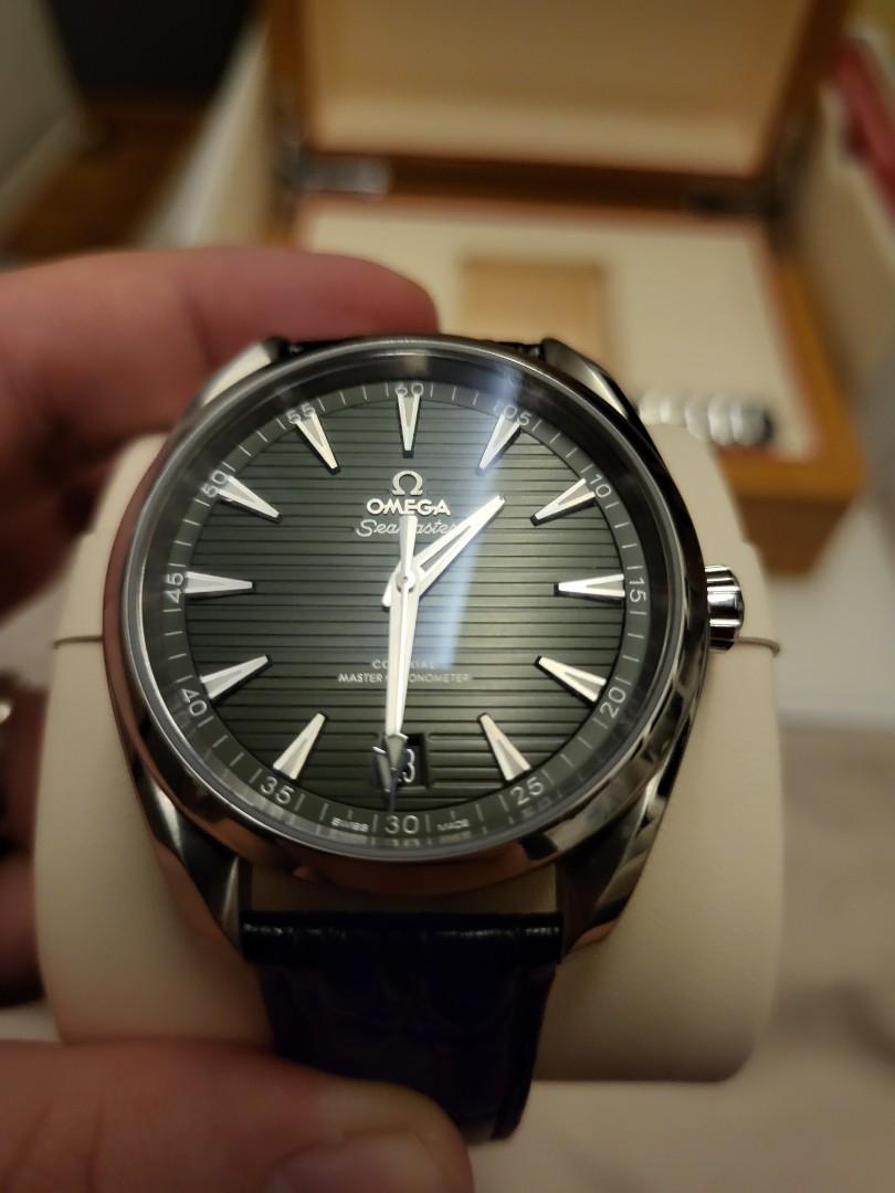 Omega Aqua Terra Green Dial 150m Master Chronograph 41mm., Luxury ...
