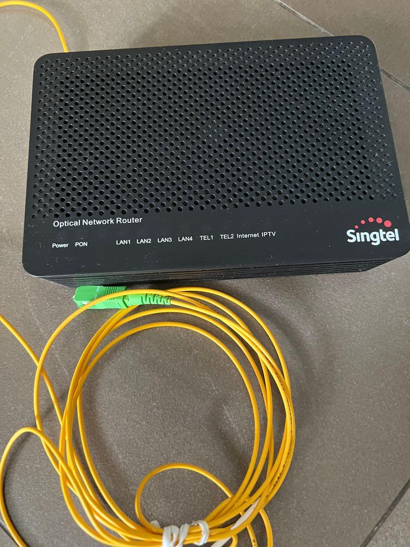 Optical Network Router Singtel, Computers & Tech, Parts & Accessories ...