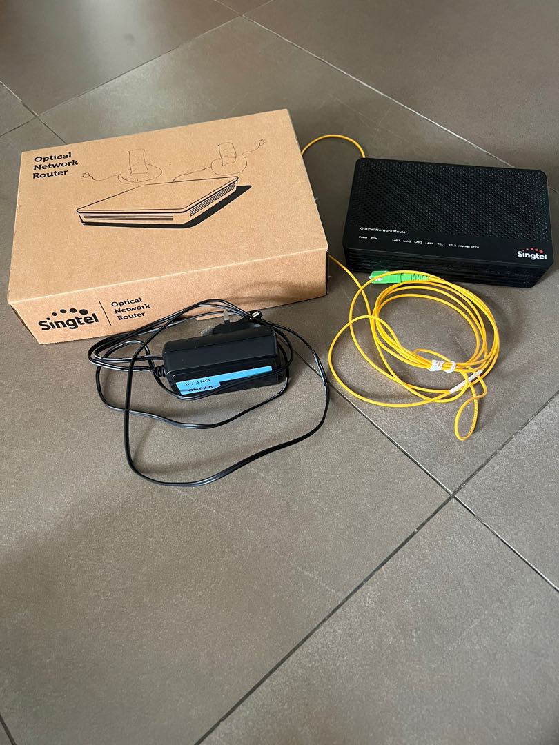 Optical Network Router Singtel, Computers & Tech, Parts & Accessories ...