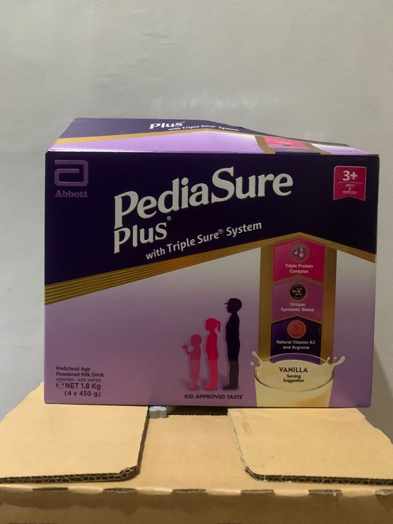 Pediasure Plus 1.8kg vanilla, Babies & Kids, Nursing & Feeding, Weaning ...