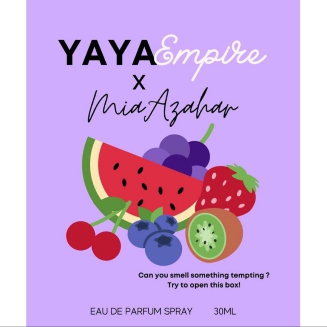 Perfume EDP Yaya Empire x Mia Azahar Fruitylicious Edition Eau De ...