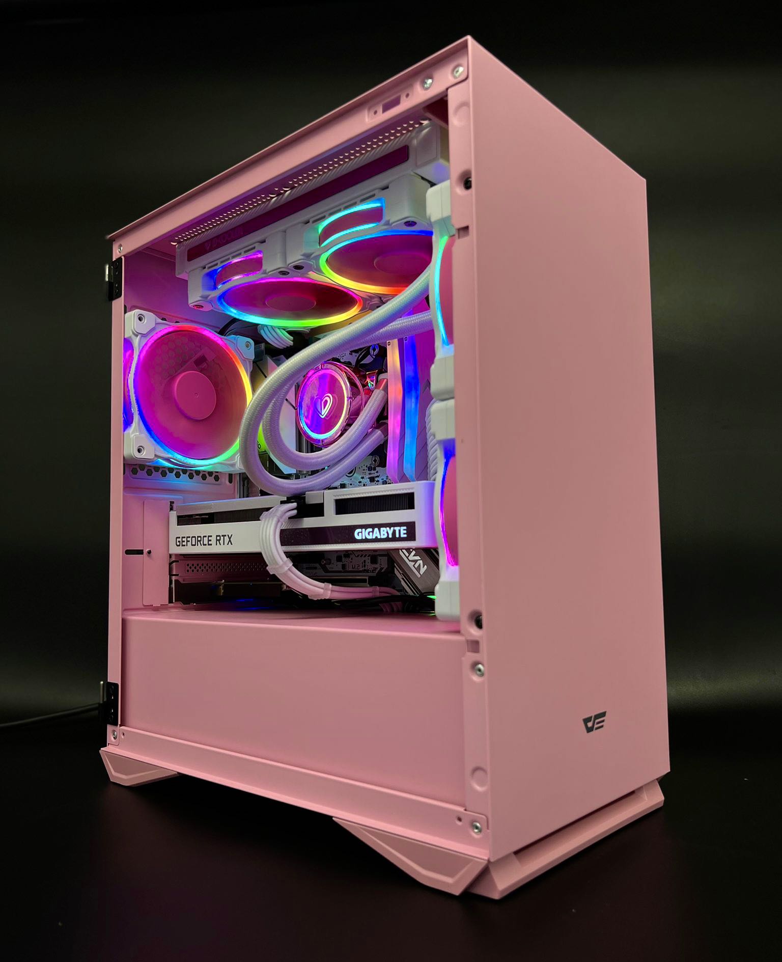 PINK CRAZE 3060 + Ryzen 5 5500 custom pc custom gaming desktop computer ...