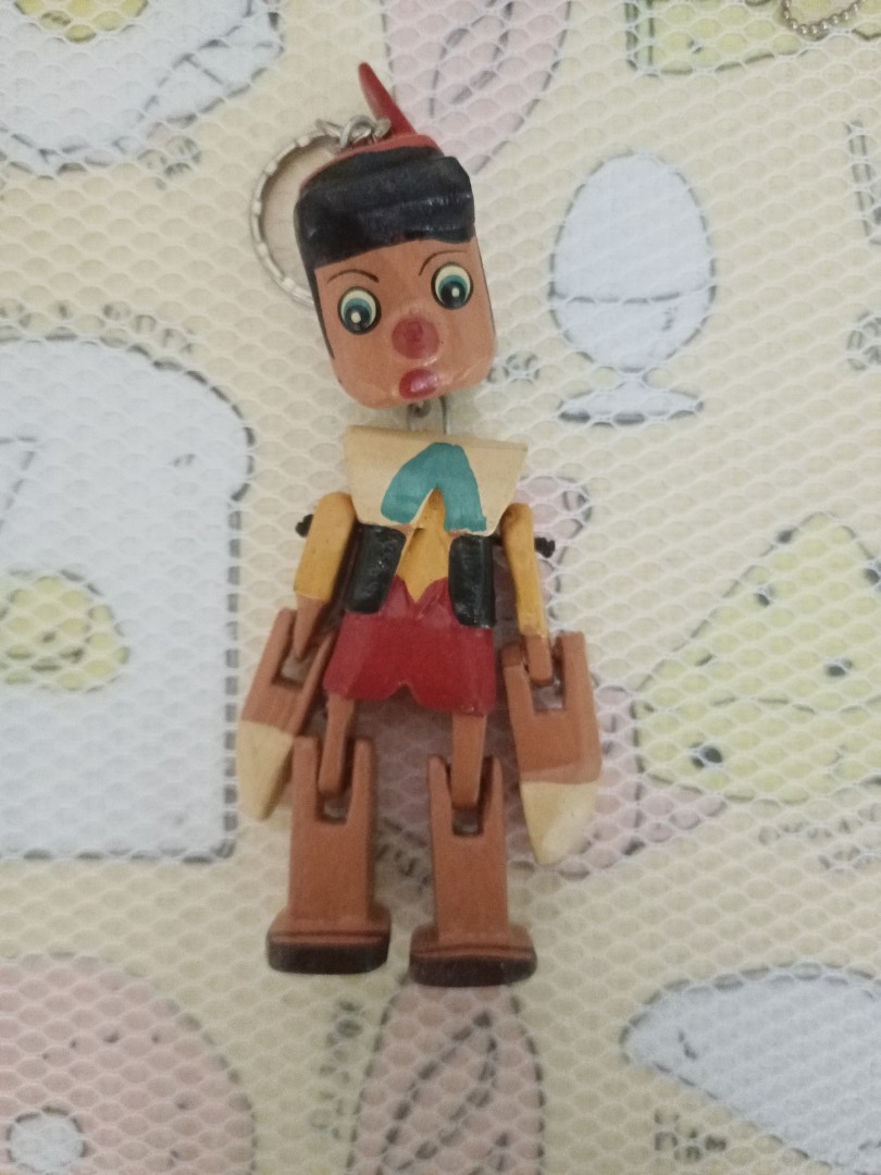 Pinocchio keychain, Hobbies & Toys, Memorabilia & Collectibles, Vintage ...