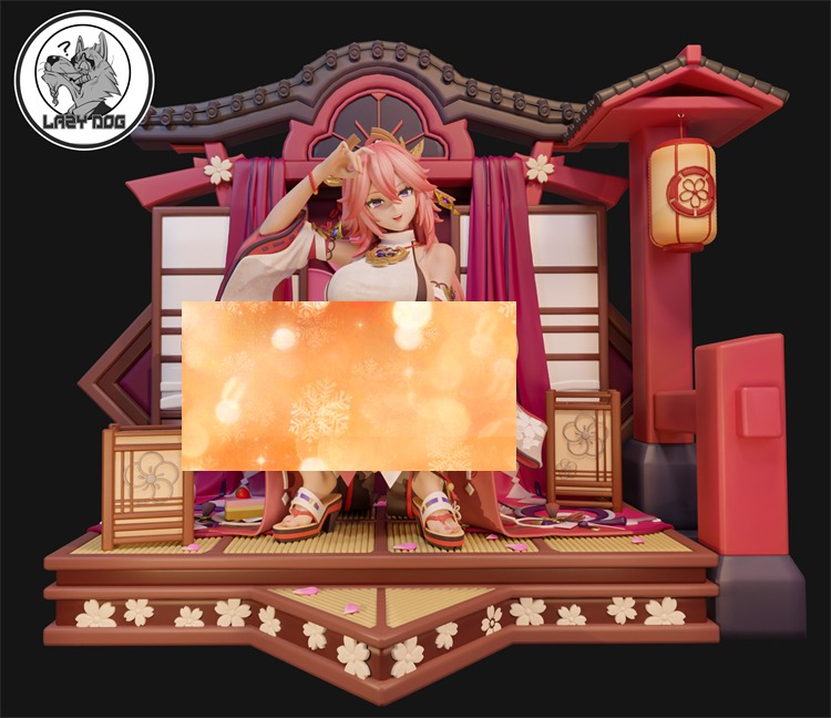 [PO] Lazydog Studios - Genshin Impact Yae Miko with LED 1/4 - Statues ...