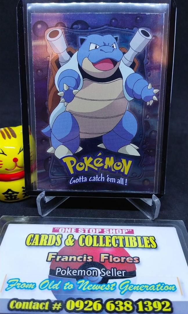 Pokemon Card - #09 BLASTOISE - E9 of 12 (TOPPS (BLUE) FOIL / YEAR 1999 ...