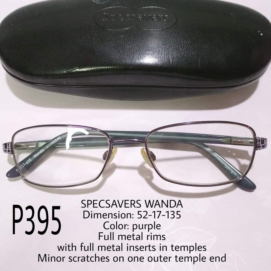 Preloved Authentic SPECSAVERS WANDA Prescription Eyeglasses Frame from ...