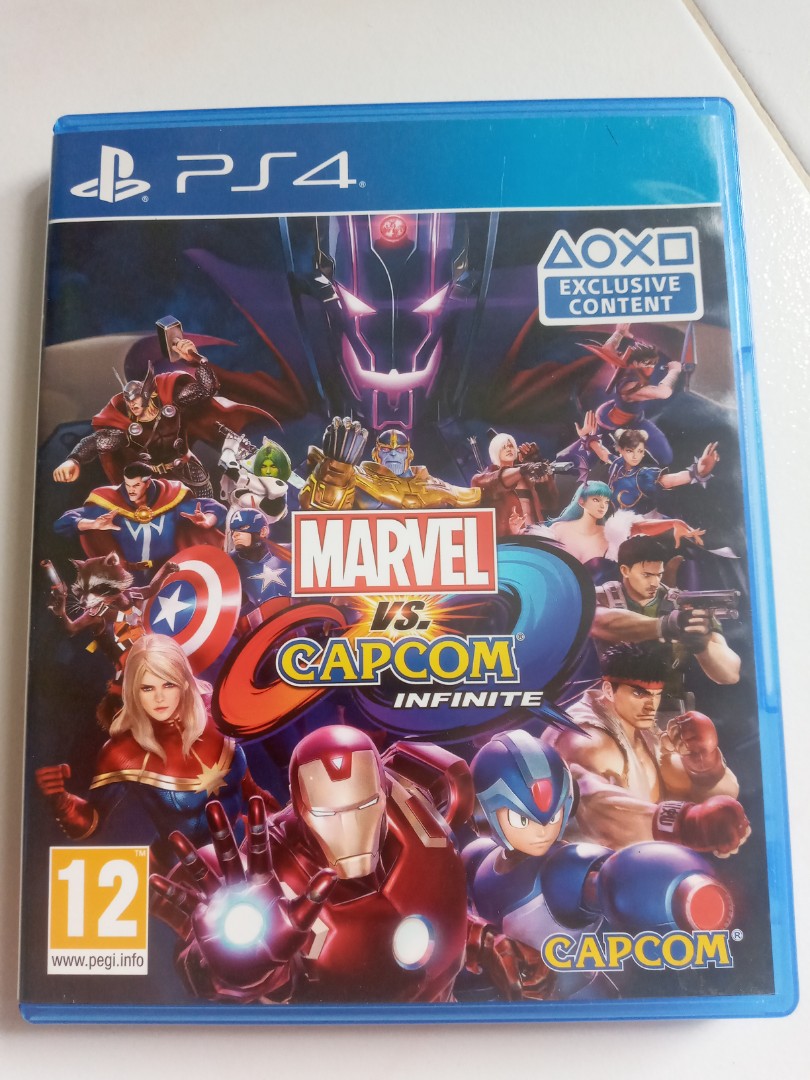 Ps4 marvel vs capcom, INFINITE, Video Gaming, Video Games, PlayStation on Carousell