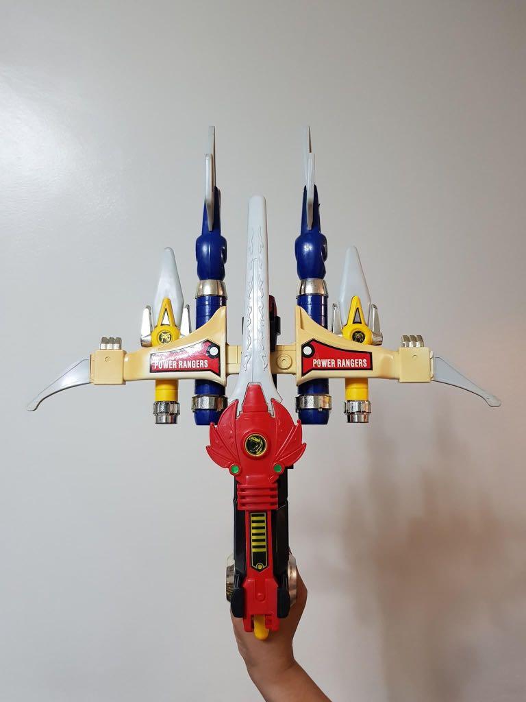 Vintage RARE MMPR Power Rangers Weapons (Combining) on Carousell