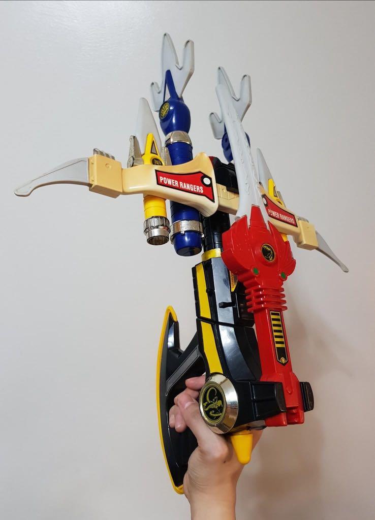 Vintage RARE MMPR Power Rangers Weapons (Combining) on Carousell