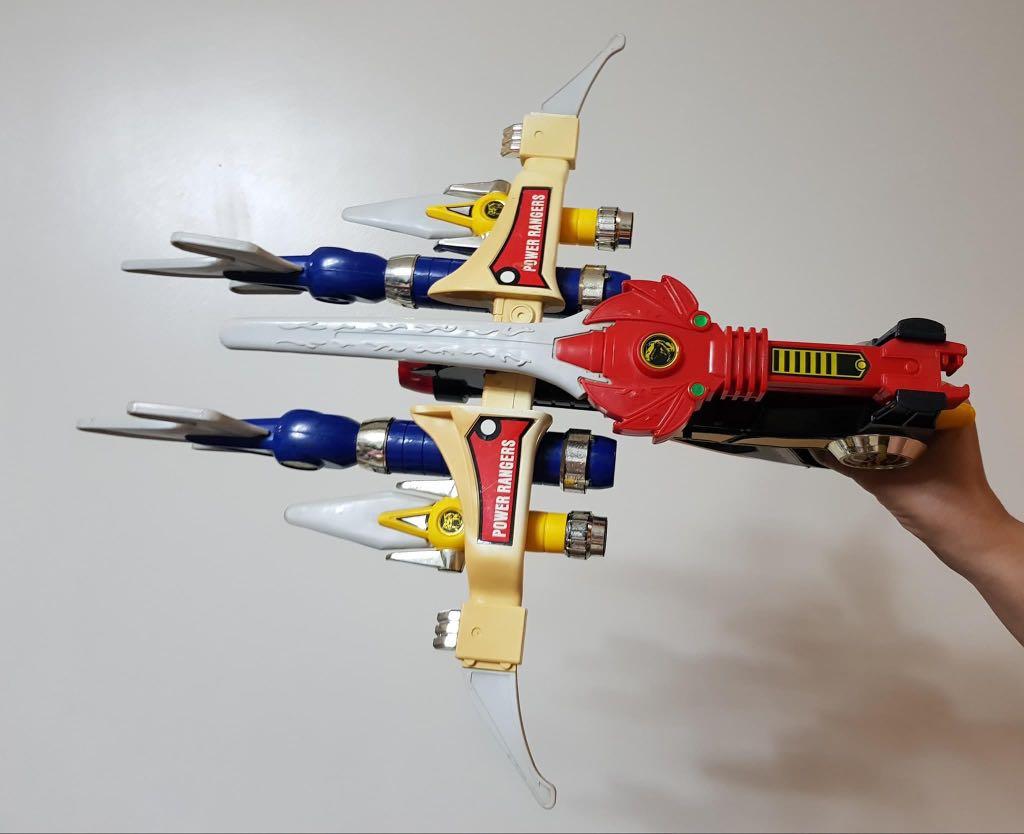 Vintage RARE MMPR Power Rangers Weapons (Combining) on Carousell