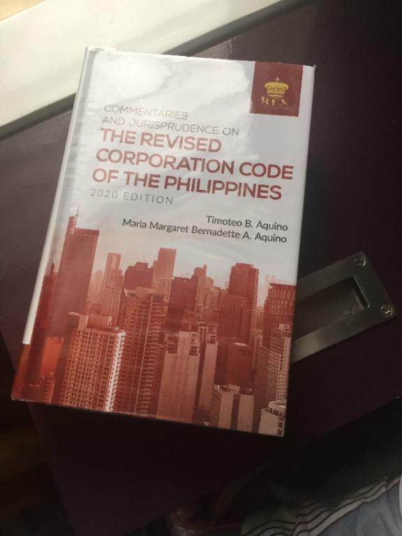 Revised Revised Corporation Code (Aquino) 2020, Hobbies & Toys, Books ...