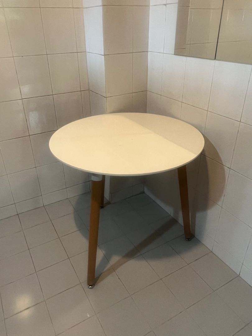 Round Table 80 cm diameter, Furniture & Home Living, Furniture, Tables ...