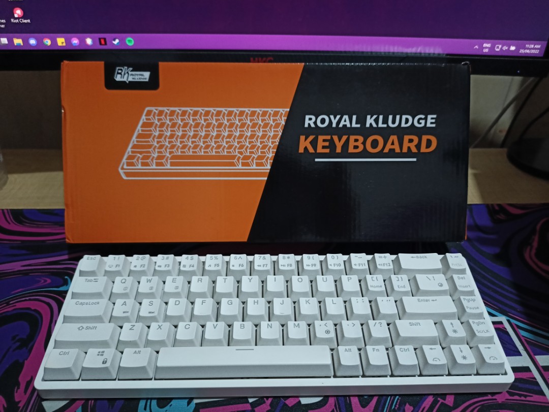 Royal Kludge - RKG68 Dual Wireless Mechanical Keyboard (Modded)- Brown ...