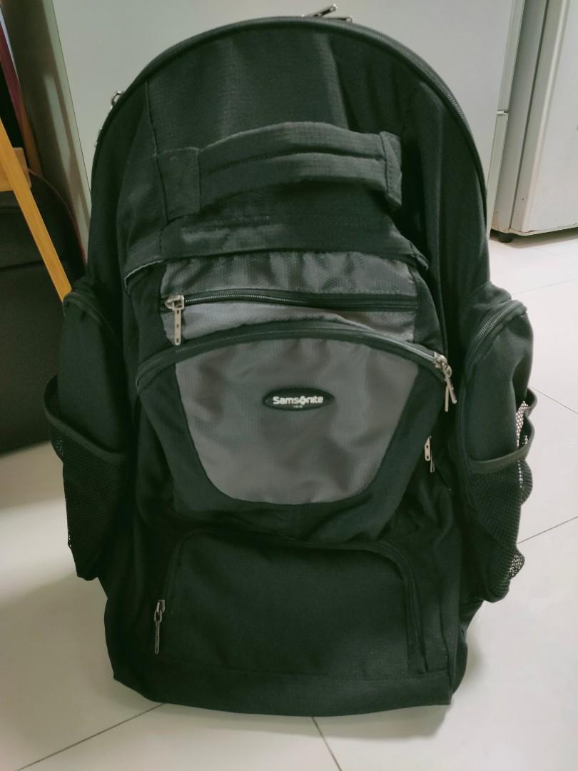 Samsonite wheeled rolling backpack, Men's Fashion, Bags, Backpacks on ...