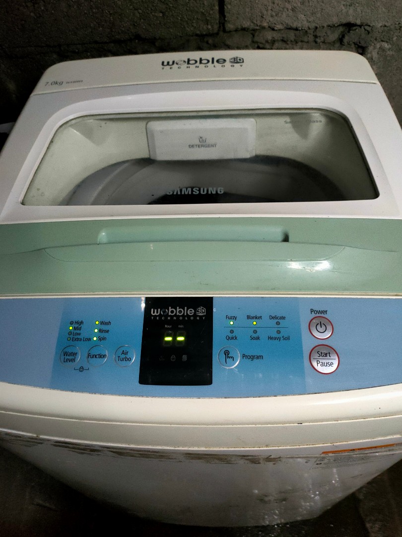 Samsung Wobble Automatic Washing Machine 7kg, TV & Home Appliances ...