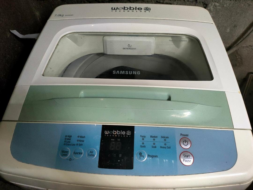 Samsung Wobble Automatic Washing Machine 7kg, TV & Home Appliances ...