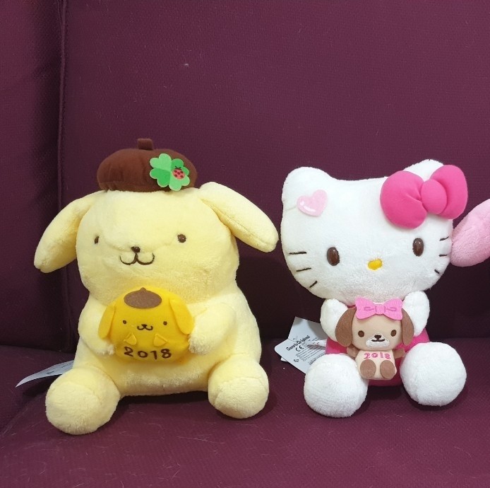 Sanrio Hello Kitty Pompompurin 2018 Soft Toy Brand New Hobbies And Toys
