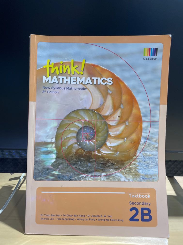 Sec 2 Math Textbook, Hobbies & Toys, Books & Magazines, Assessment ...