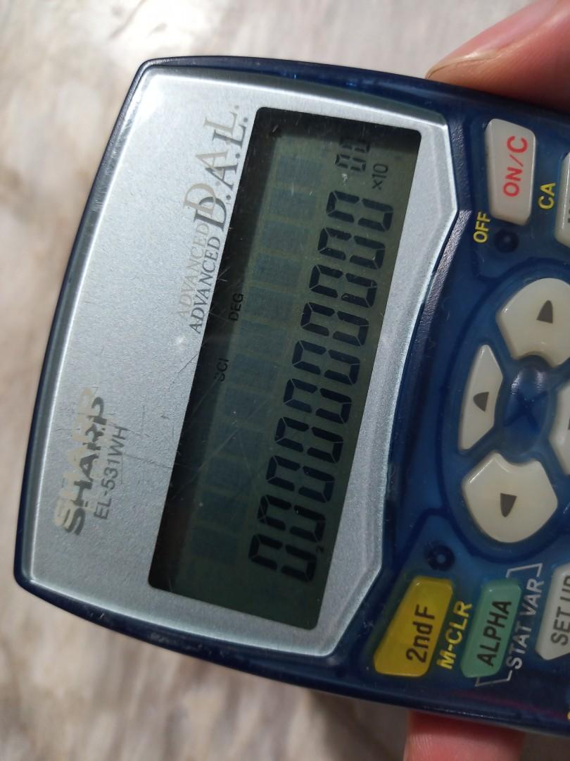 SHARP EL-531WH Scientific Calculator, Mobile Phones & Gadgets, Other ...