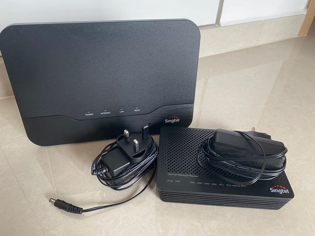 Singtel Mesh Router and ONR, Computers & Tech, Parts & Accessories ...