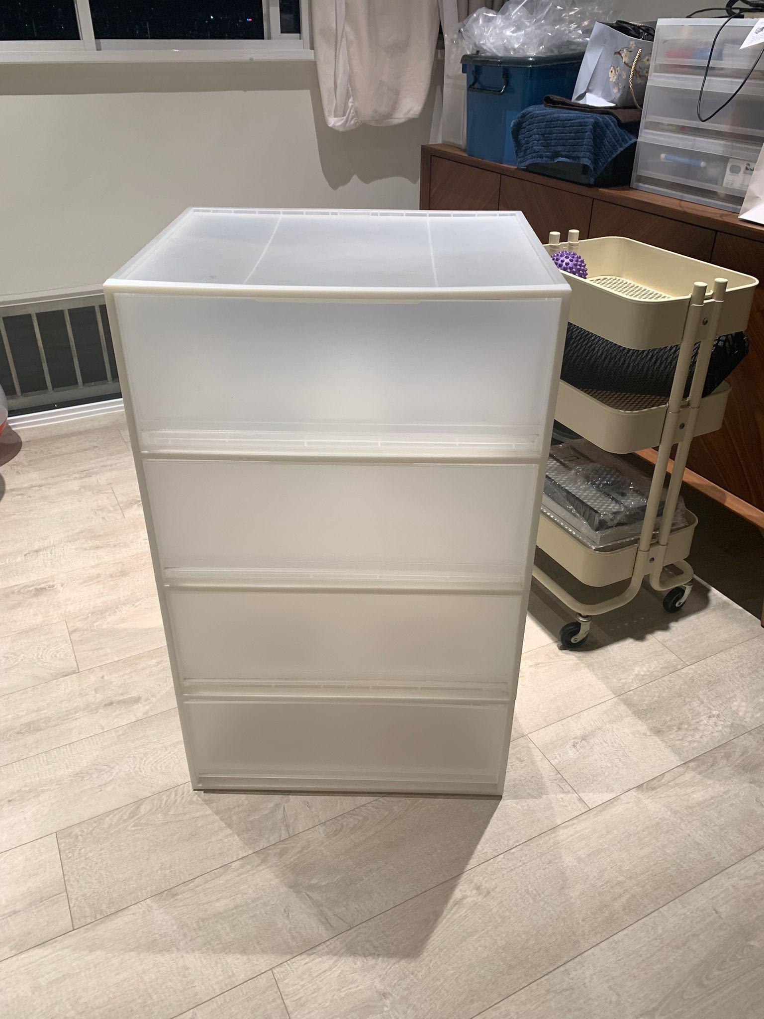 Stackable Muji Drawers (Set of 4), Furniture & Home Living, Furniture ...