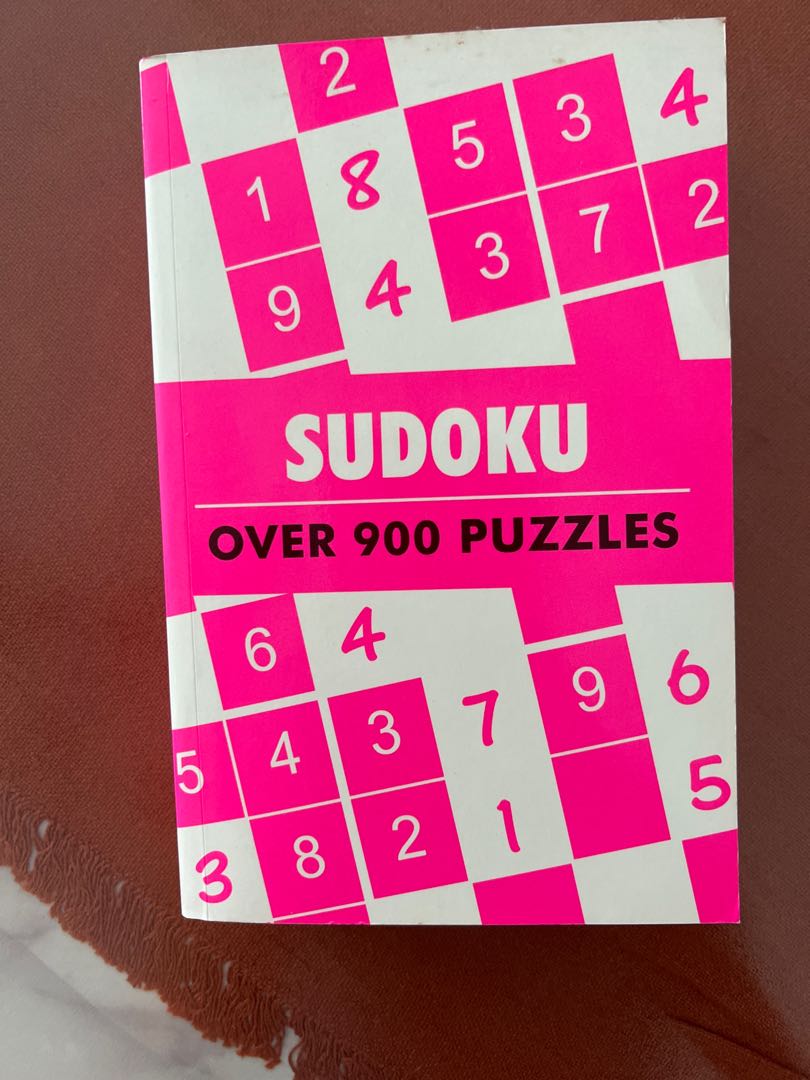 Sudoku book (900 Puzzles and solutions), Hobbies & Toys, Books ...
