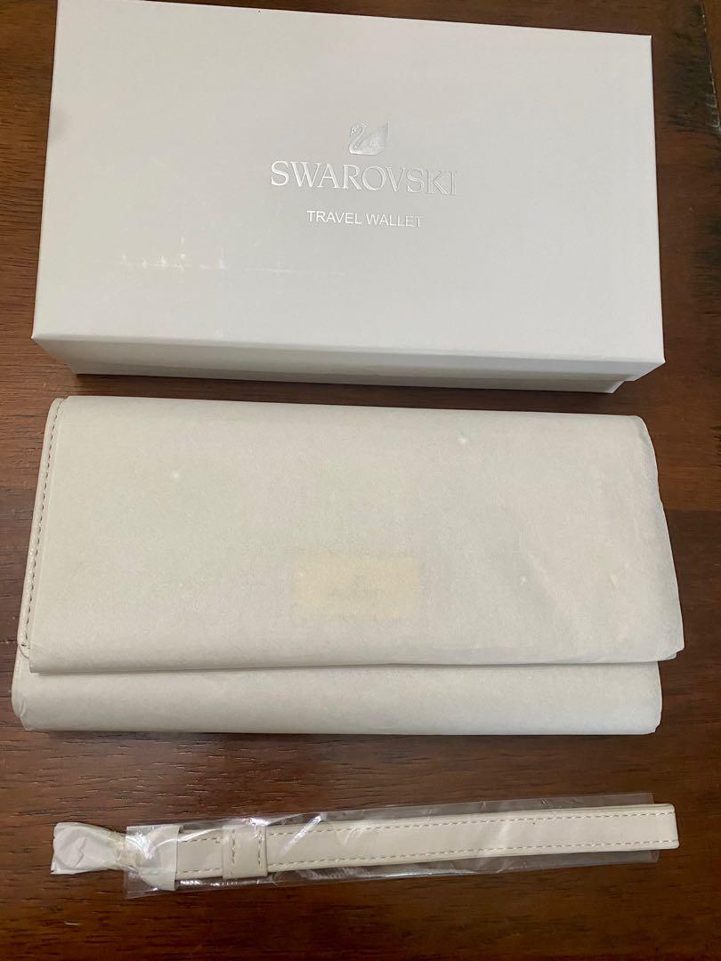 Swarovski Travel Wallet White, Women's Fashion, Bags & Wallets, Wallets ...