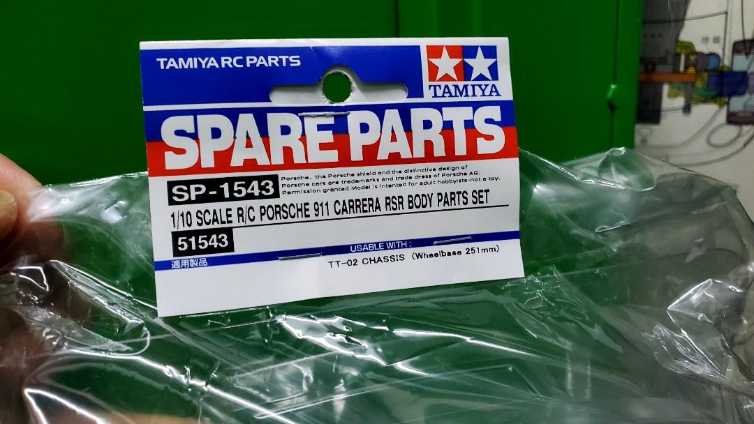 TAMIYA 1/10 PORSCHE 911 CARRERA RSR body set( item 51543), 興趣及遊戲, 玩具 ...