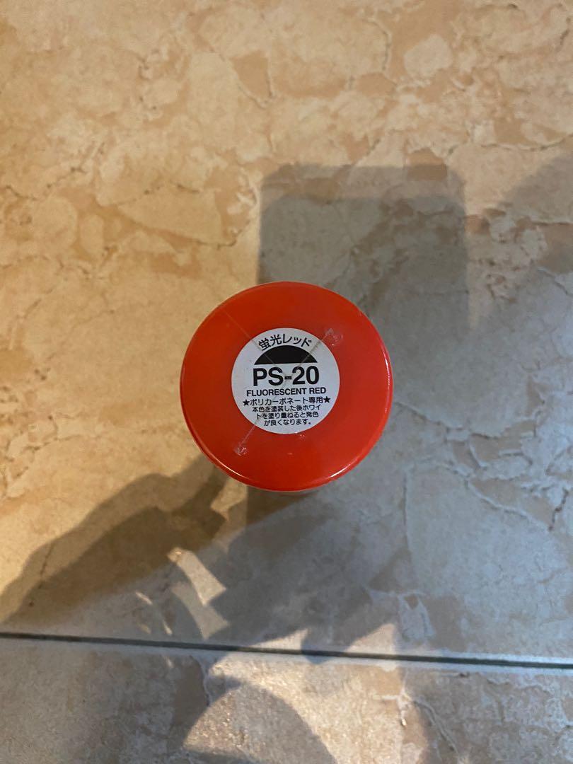 Tamiya polycarbonate spray paint (Fluorescent red), Hobbies & Toys ...