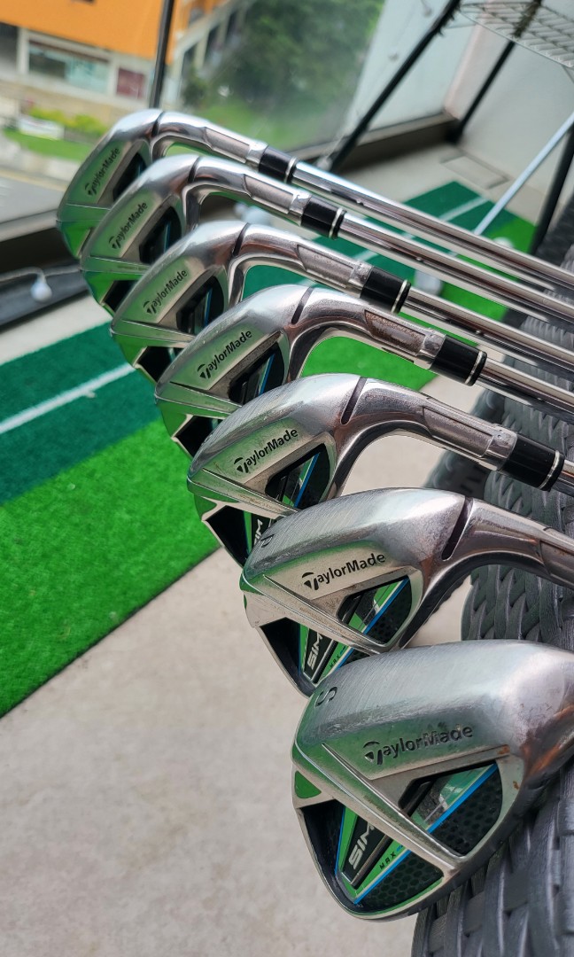 TaylorMade SIM MAX Irons 5-S, Sports Equipment, Sports & Games, Golf on ...