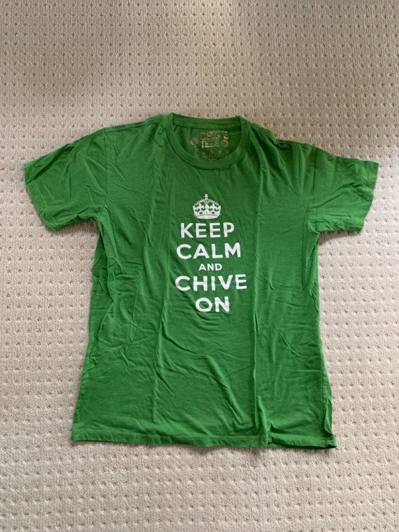 The Chive tshirt Keep Calm Chive On KCCO (M), Men's Fashion, Tops ...