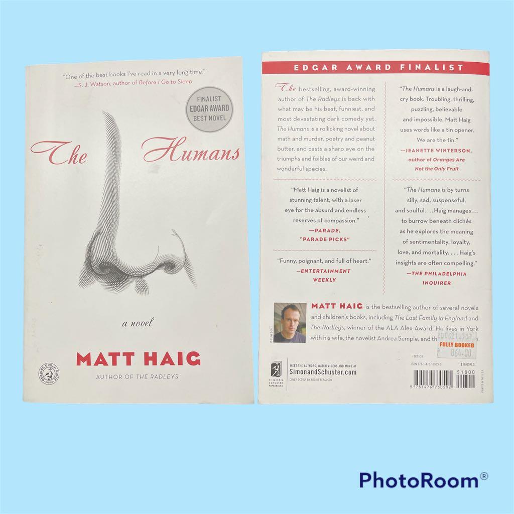 The Humans by Matt Haig, Hobbies & Toys, Books & Magazines, Fiction ...