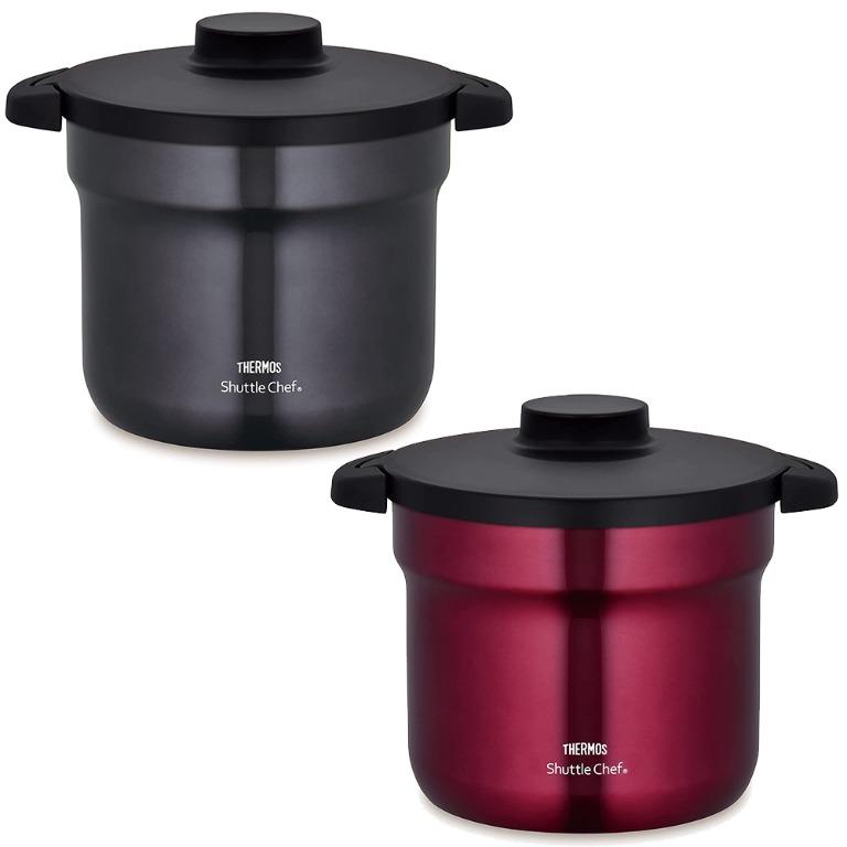 Thermos - Shuttle Chef 膳魔師 IH 4.3L (4-6人用) 真空燜燒鍋｜日本版｜2021年新色系｜KBJ-4500/KBJ-4501, 家庭電器, 廚房電器, 鍋具 ...