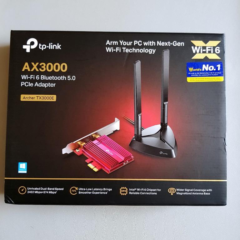 Tp-link Archer TX3000E Wi-Fi and Bluetooth card, Computers & Tech ...
